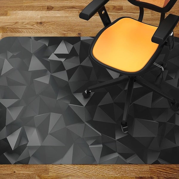 Office Chair Mat Retro Pattern Pawei Feathers Chair Mat, Splash Mat ...