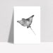 Watercolour Stingray Painting | Top View | Printable Download | Sea ...
