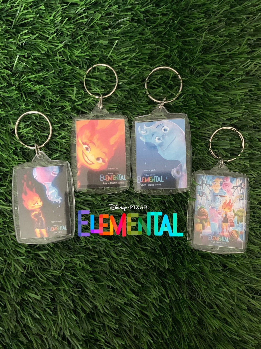 Elemental Keychain - Etsy