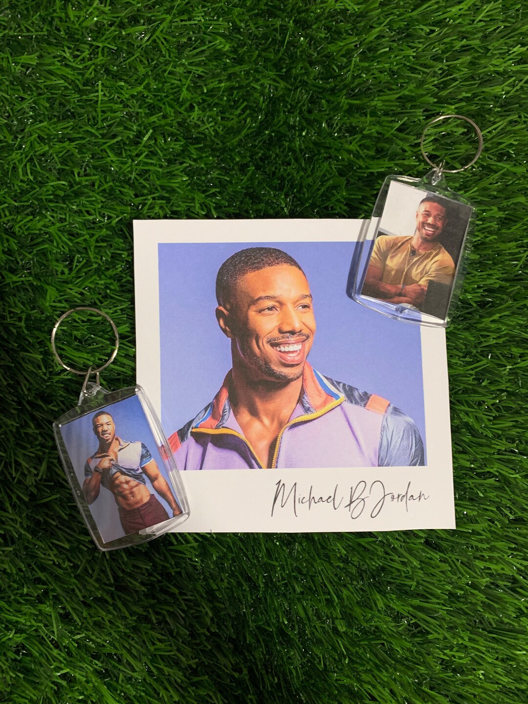 Michael B. Jordan Keychain & Print - Etsy