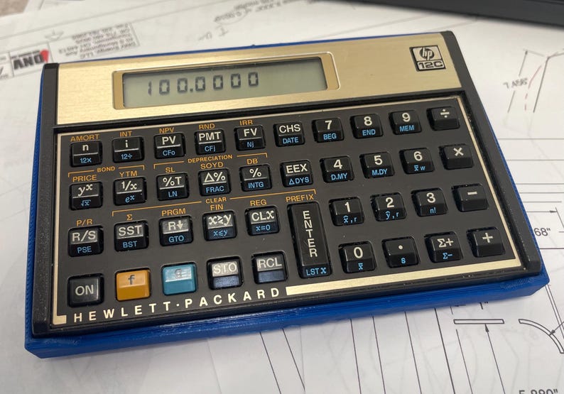 HP Calculator Holder | 15C and 12C Holder | HP Calculator Desktop ...