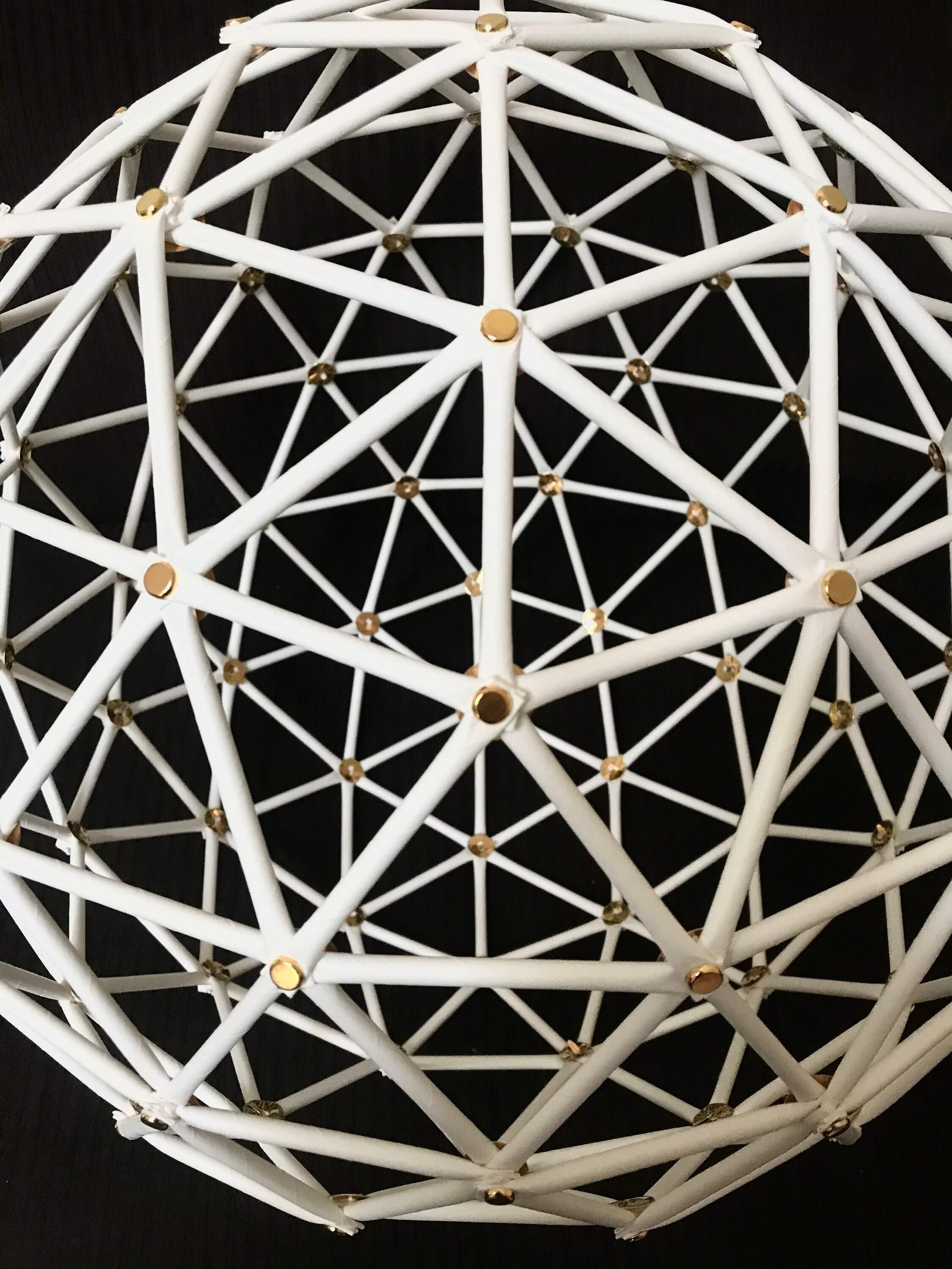 Geodesic Sphere 3v (3 Frequency) Tabletop Model Kit (17" Diameter) - Etsy