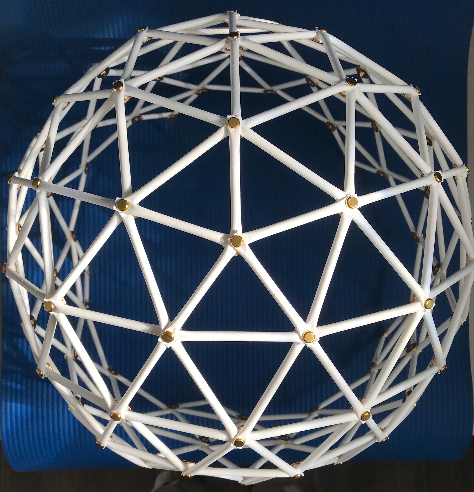Geodesic Dome Model 3v 5/8 Silo Tabletop Kit (16-1/2" Diameter X 13 ...