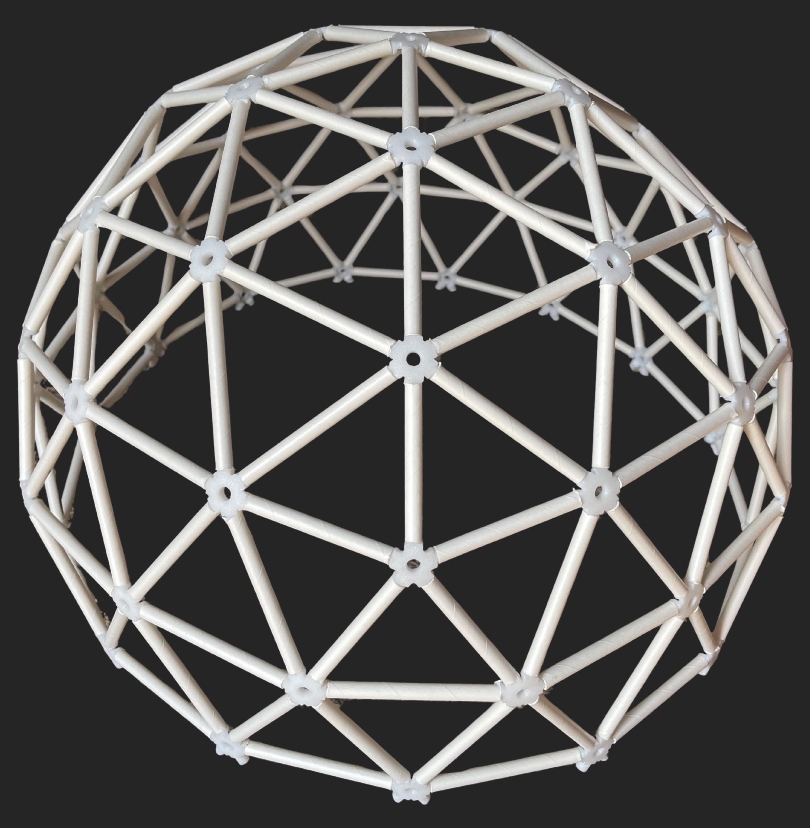 Geodesic Dome Kit (3V 5/8) – Patent Pending Flexible Hub System | STEM ...