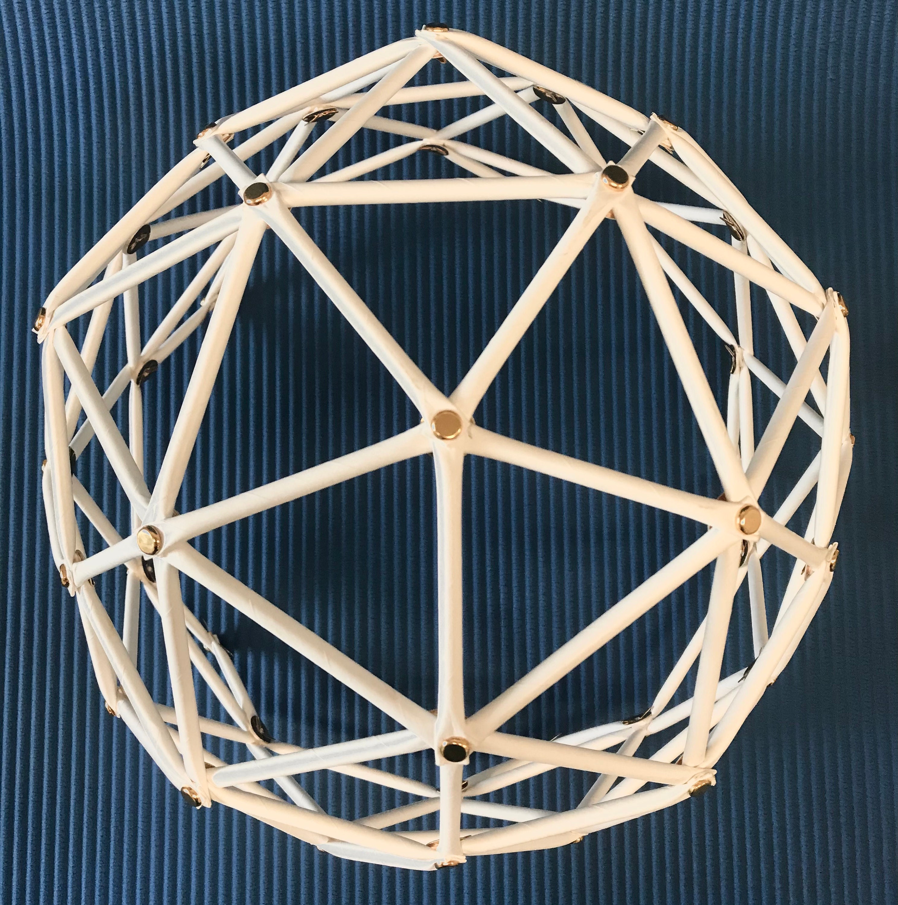 Geodesic Dome Model 2v Silo Tabletop Kit 11-1/4 Diameter X 8-1/2 Tall ...