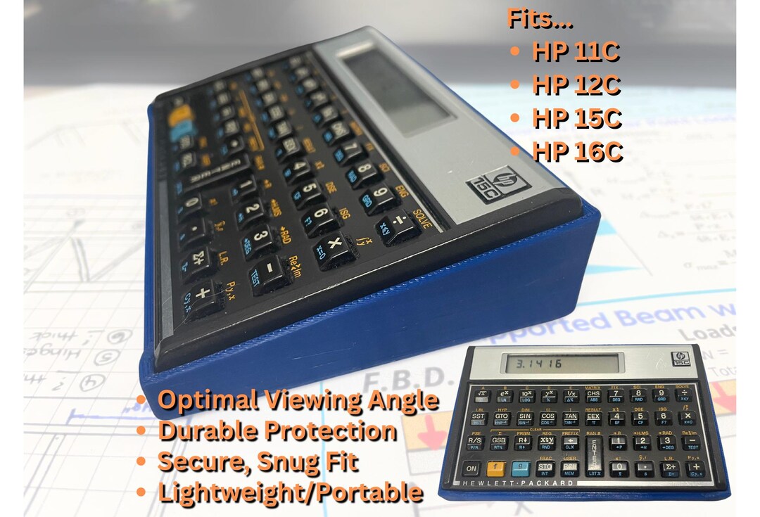 HP Calculator Holder | 15C and 12C Holder | HP Calculator Desktop ...