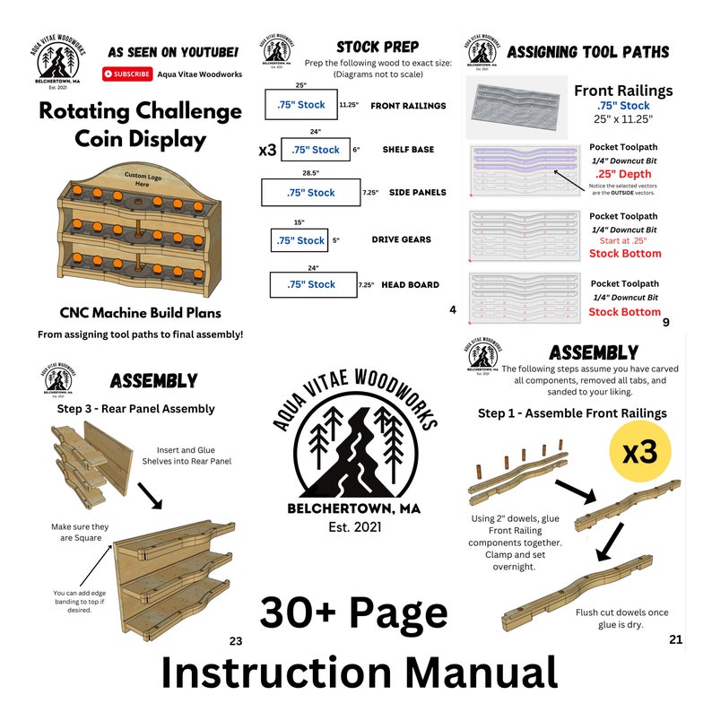 Wall Mounted Rotating Challenge Coin Display / Rotating - Etsy
