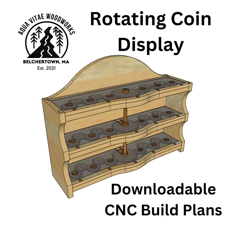 Wall Mounted Rotating Challenge Coin Display / Rotating - Etsy