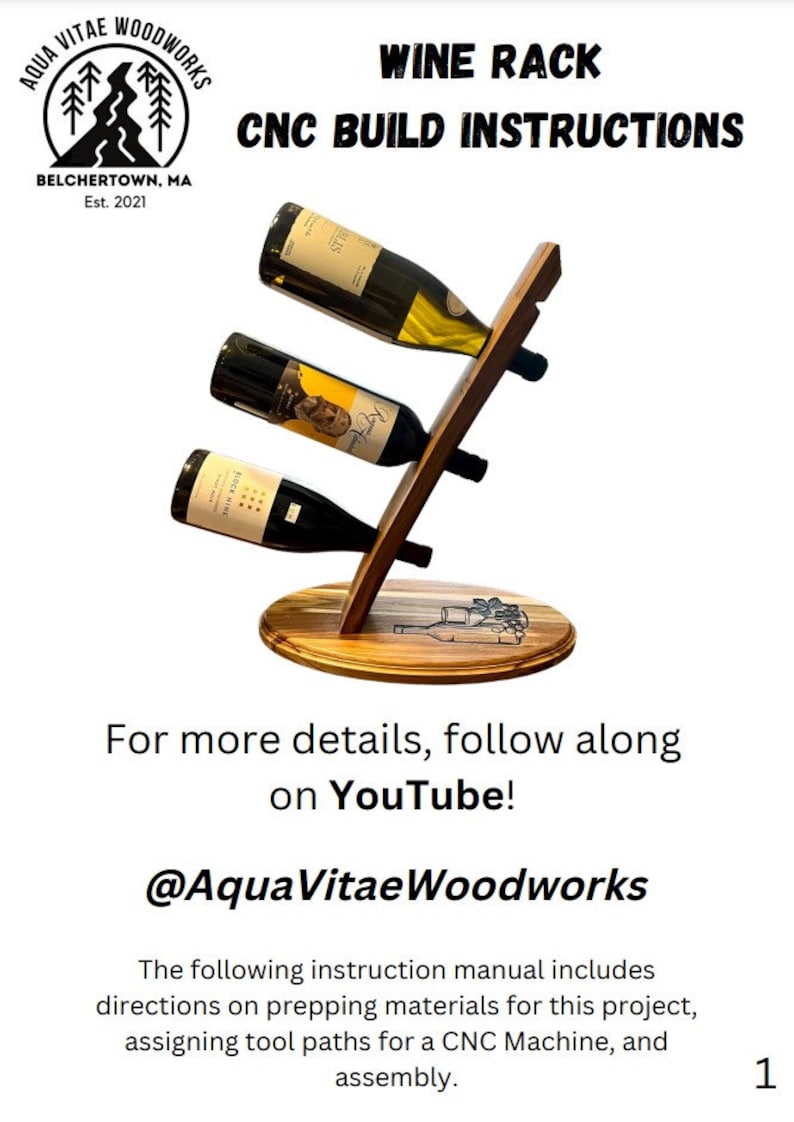 CNC Wine Rack SVG File / Wine Rack Build Instructions / Wine Display ...