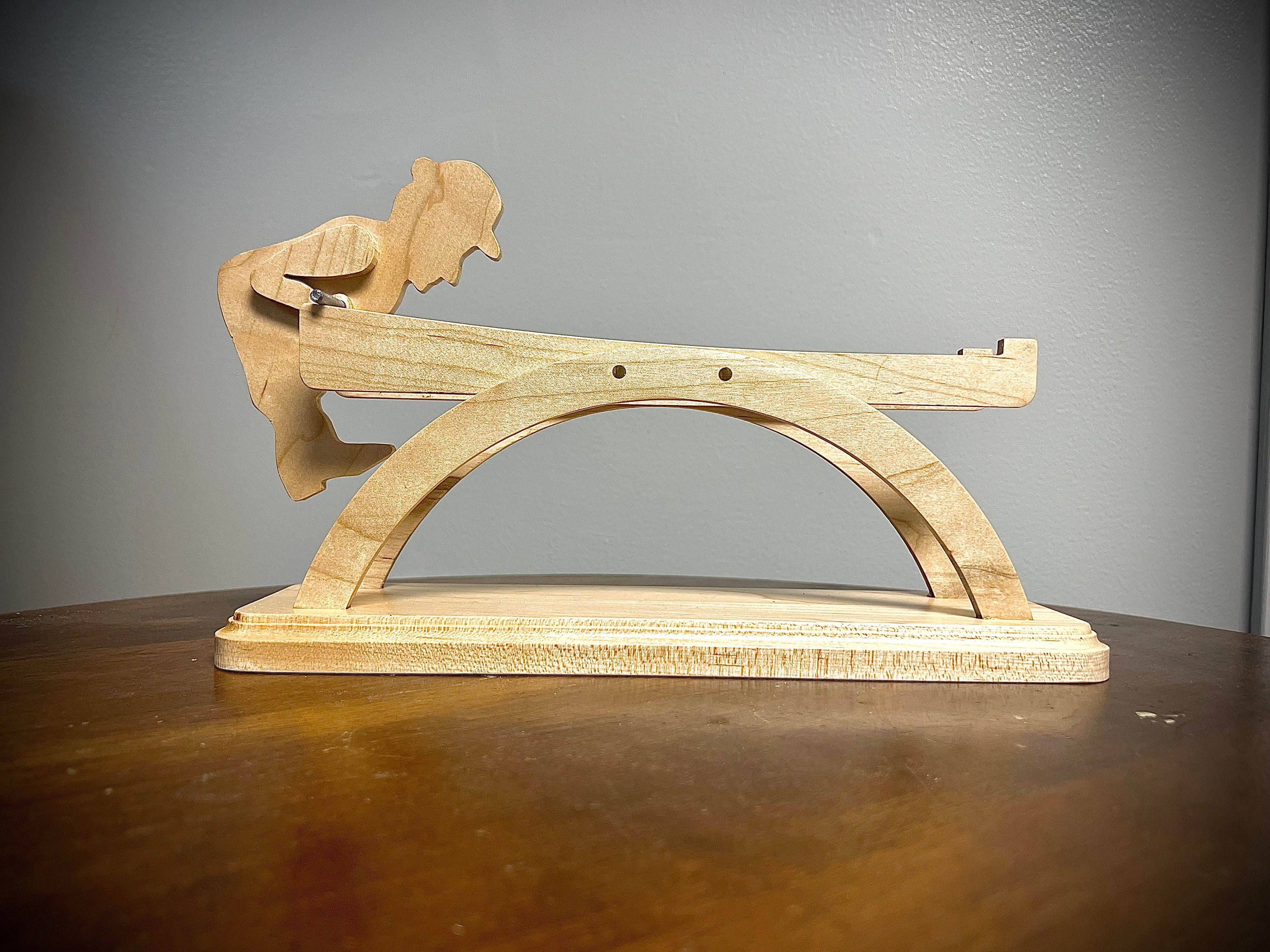 Spinning Acrobat Wooden Toy / Full CNC Build Manual (PDF) With Included ...