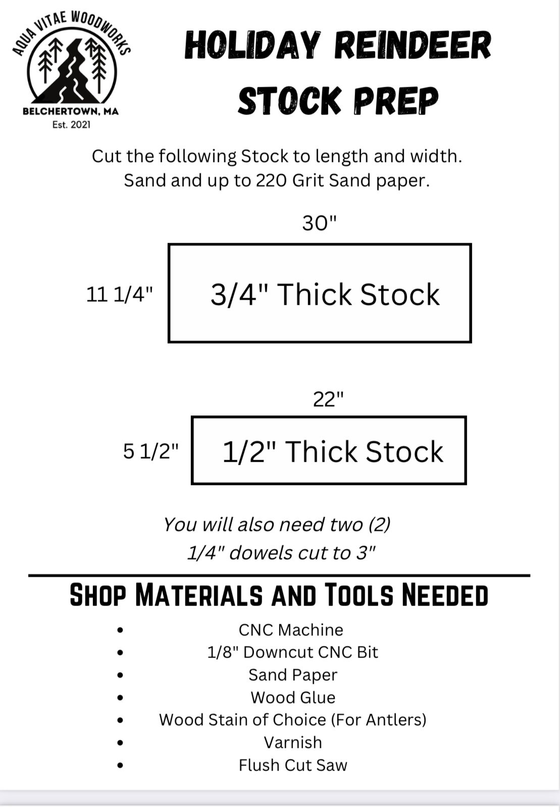 Holiday Reindeer CNC Build Plans / Reindeer SVG Files / CNC Holiday ...