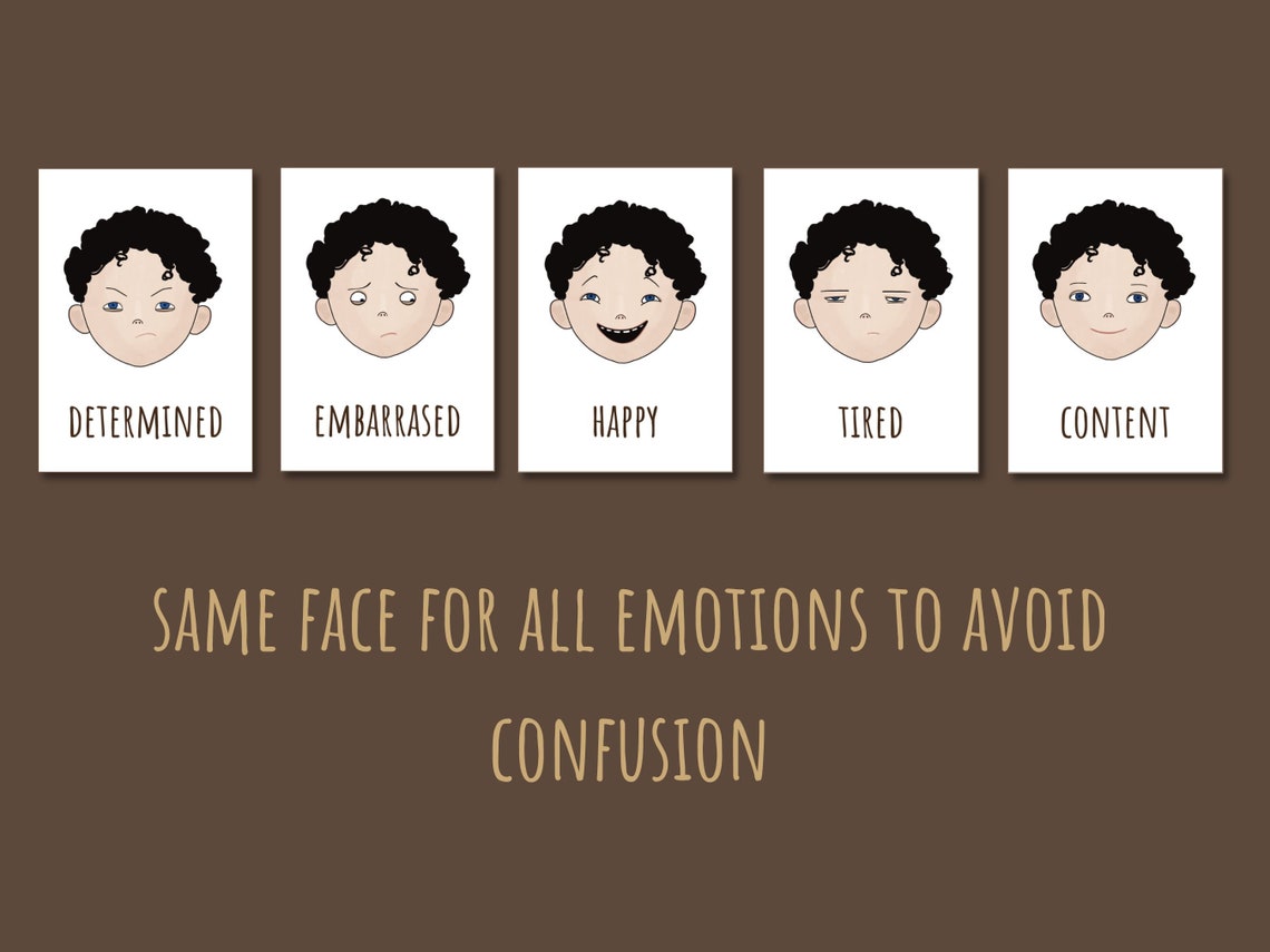 Printable Emotion Cards for Kids for Emotional Regulation and ...