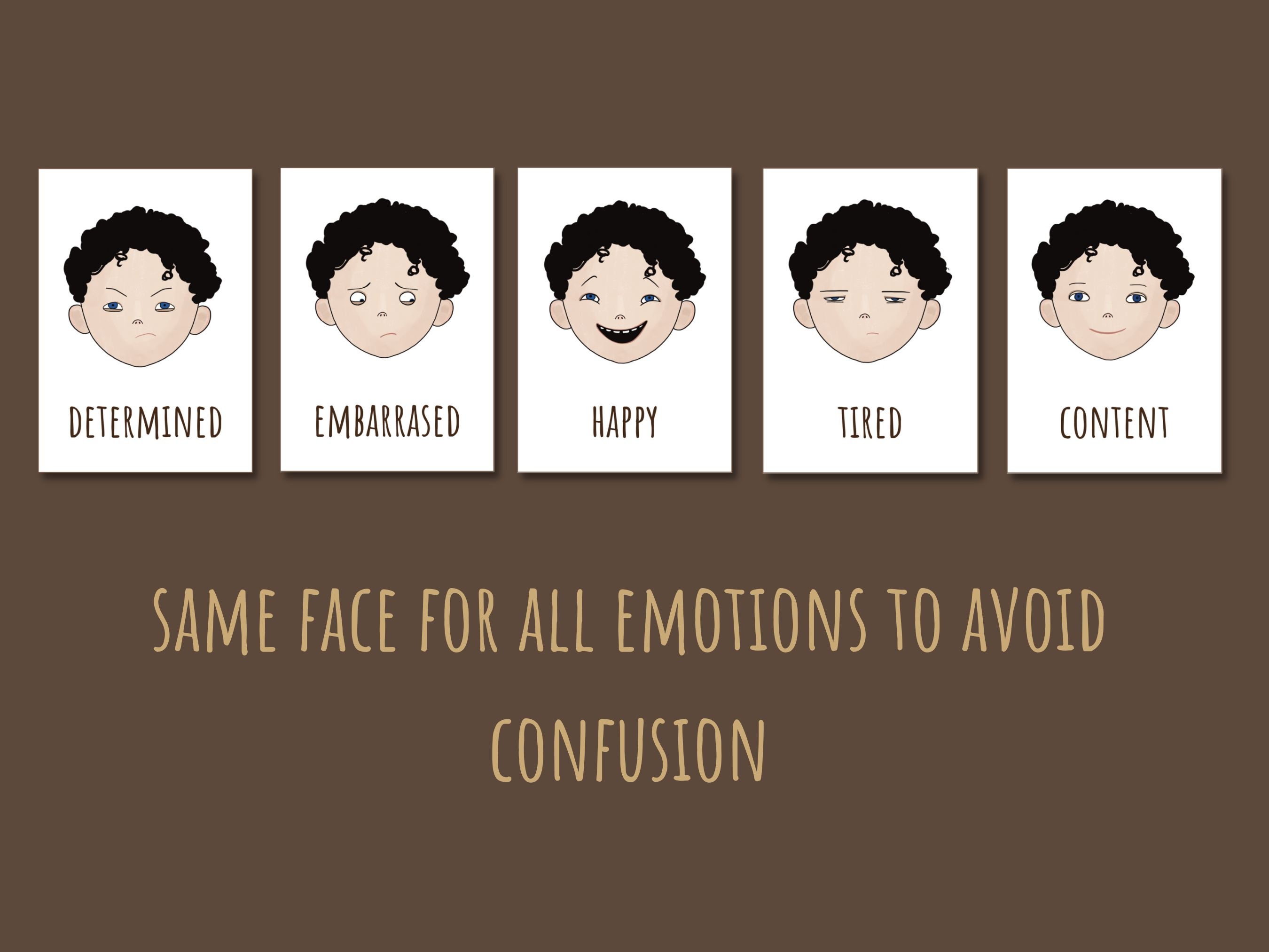 Printable Emotion Cards for Kids for Emotional Regulation and ...