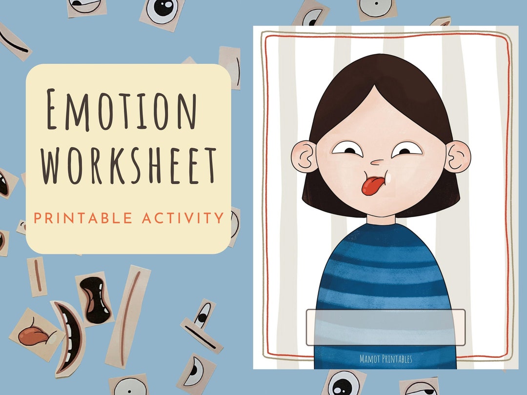 Identifying Emotions Printable Toddler Emotions Activity Addition to ...