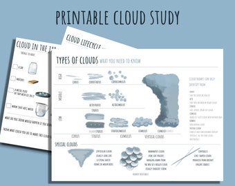 The Water Cycle Foldable Cut and Paste Activity and - Etsy