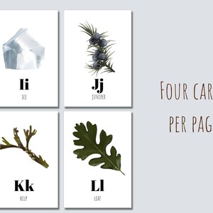 Printable Alphabet Flashcards for Toddler Learning to Read, Digital ...