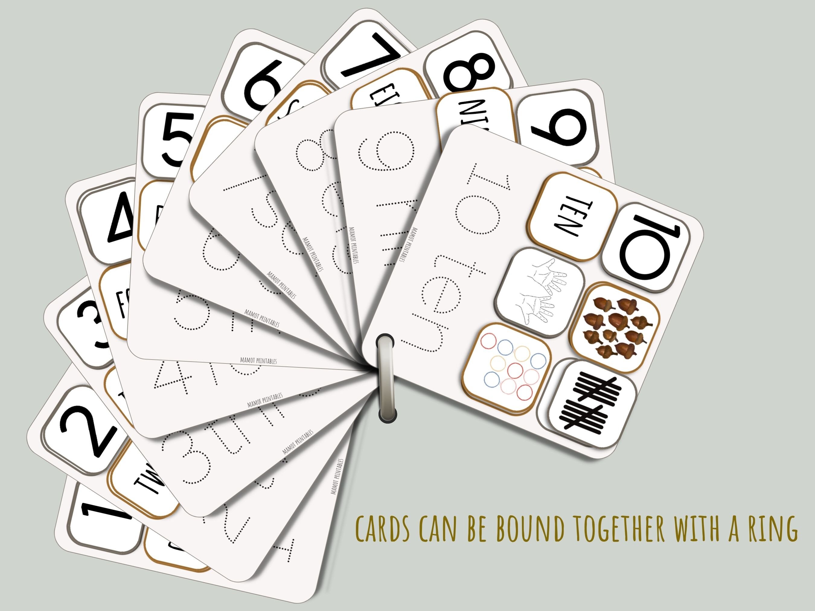 Printable Preschool Activity Number Match Cards, Math for Kids ...