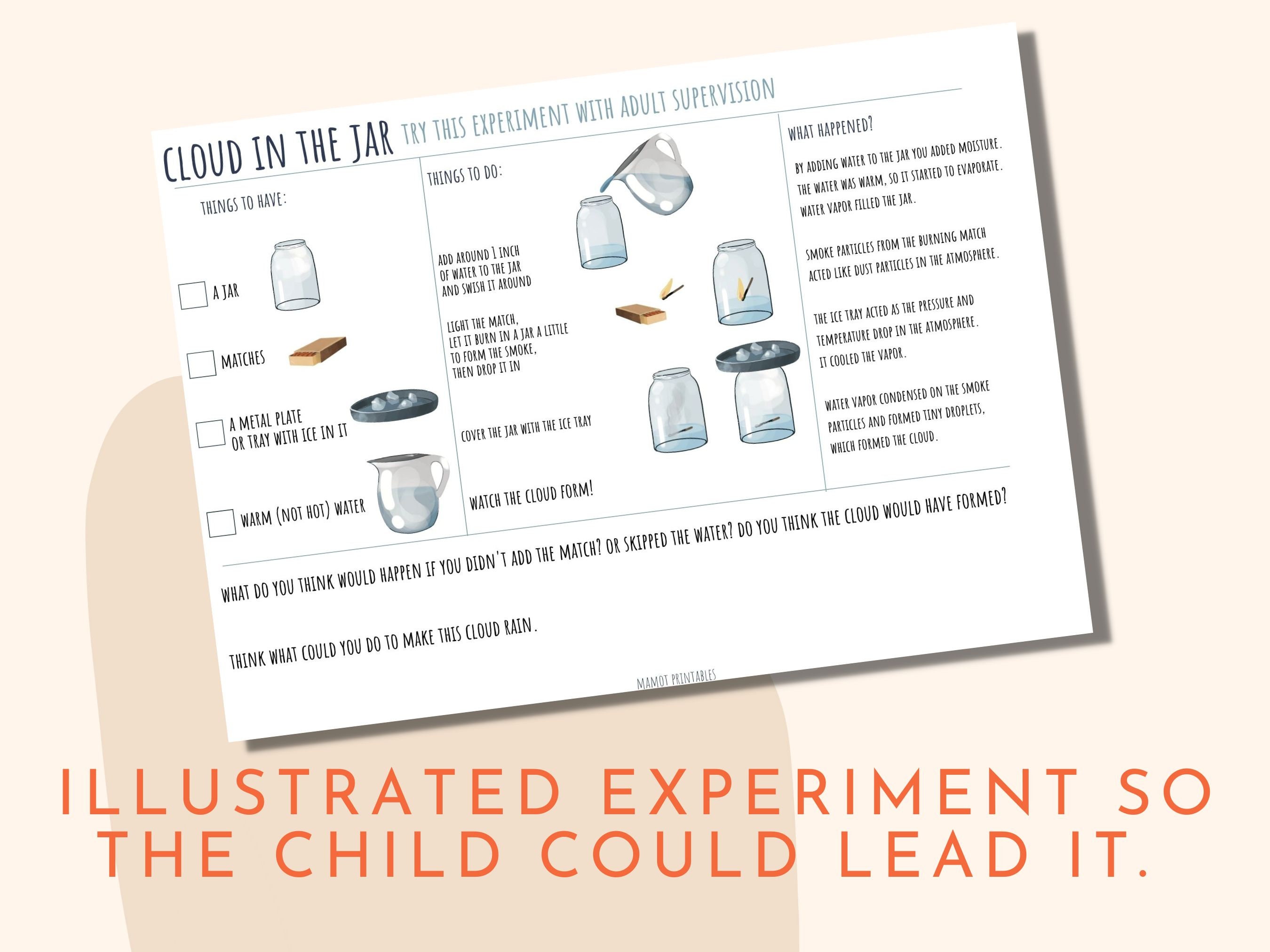 Nature Journal Cloud Log Printable Cloud Unit Study Homeschool Weather ...