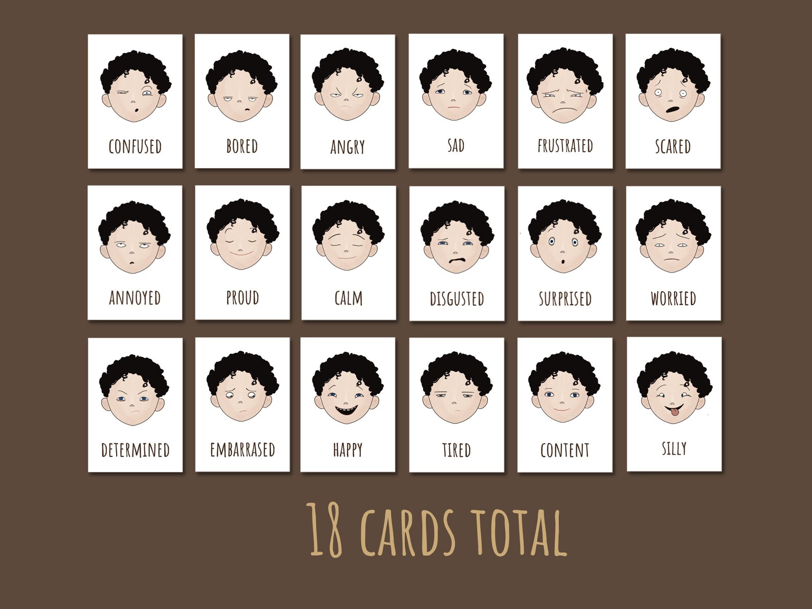Printable Emotion Cards for Kids for Emotional Regulation and ...