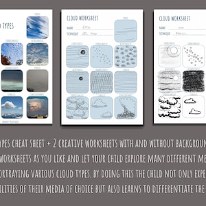 Printable Cloud Study for Homeschooling Curriculum, Weather Station ...