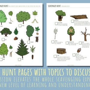 Printable Nature Scavenger Hunt Outdoor Play Homeschool Nature ...
