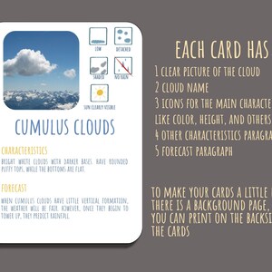 Cloud Study Homeschooling Curriculum Printable Cloud Unit Study ...