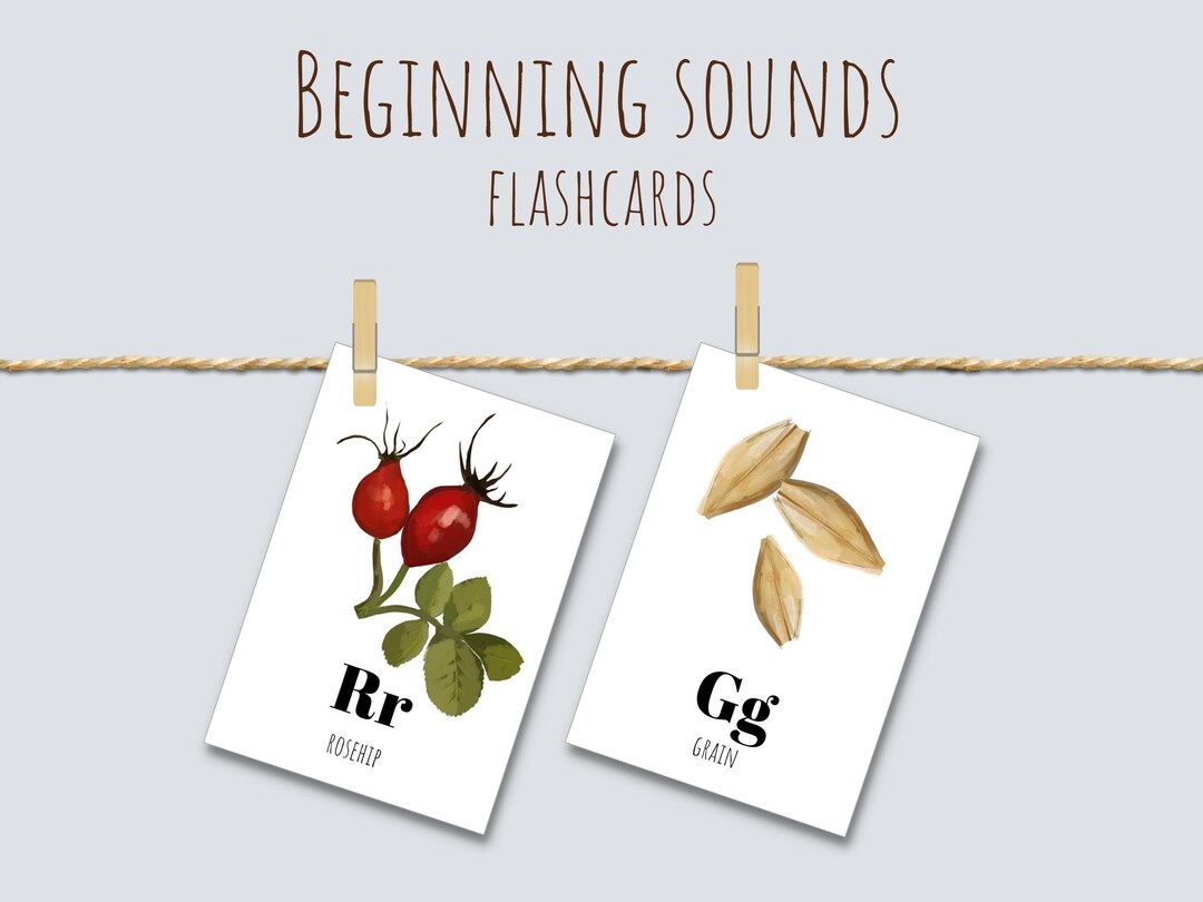 Printable Alphabet Flashcards for Toddler Learning to Read, Digital ...