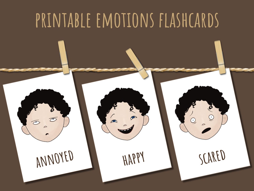 Printable Emotion Cards for Kids for Emotional Regulation and ...