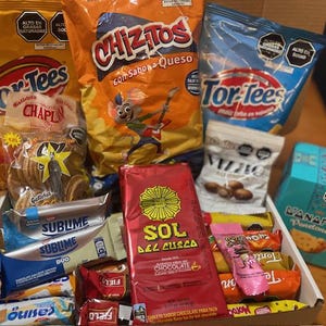 Peruvian Candy Box With Assortments Chocolates, Cookies & Candies ...