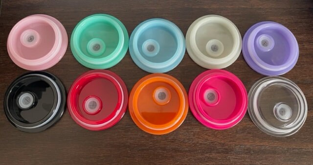 Acrylic/plastic Glass Can Lids 16oz - Etsy