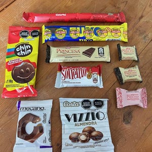 Peruvian Candy Box With Assortments Chocolates, Cookies & Candies ...