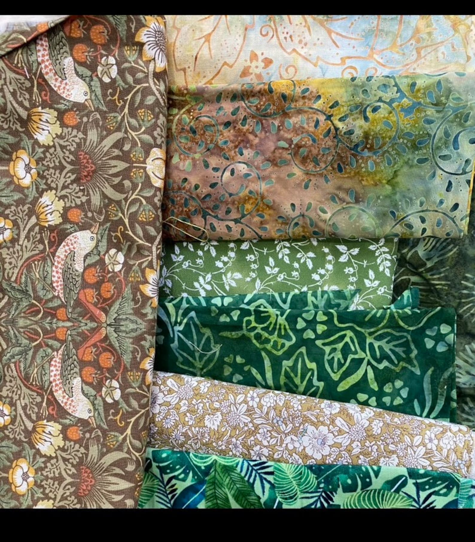 Fox. Panel 18. Raw Edge Slow Stitching Application Digital Pattern. - Etsy