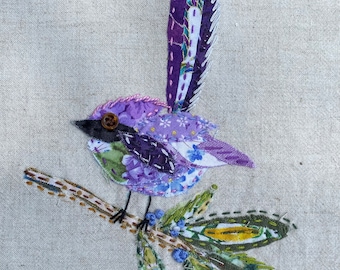 Slow Stitching Kit Poppies - Etsy