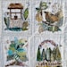 The Pines. Panel 6. Raw Edge Slow Stitching Digital Pattern. - Etsy