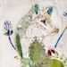 Fox. Panel 18. Raw Edge Slow Stitching Application Digital Pattern. - Etsy
