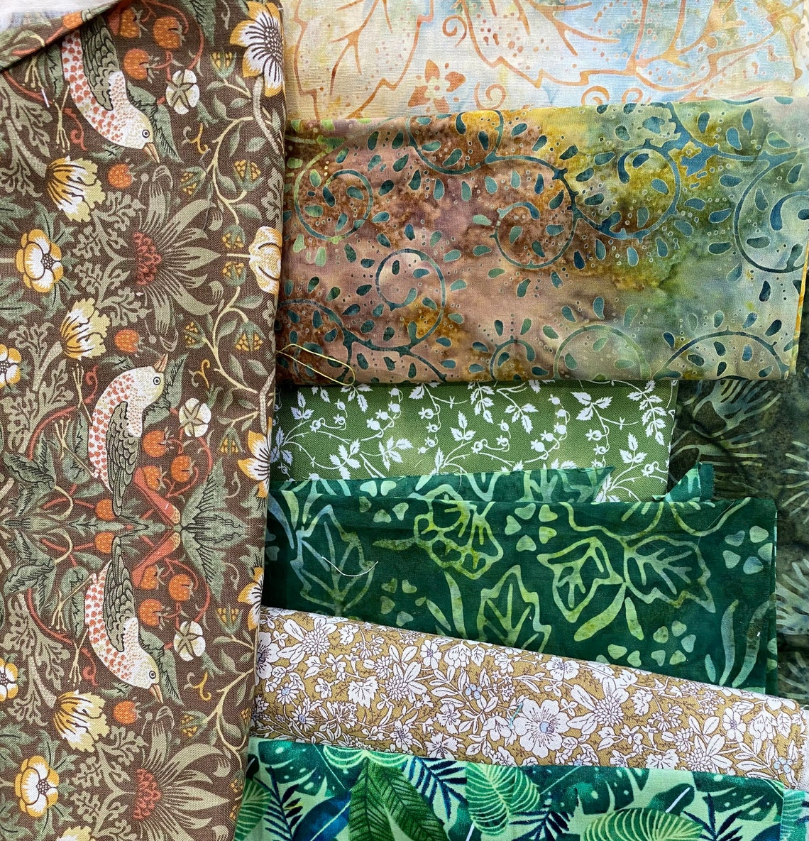 The Well. Panel 16. Raw Edge Slow Stitching Appliqué Digital Pattern ...