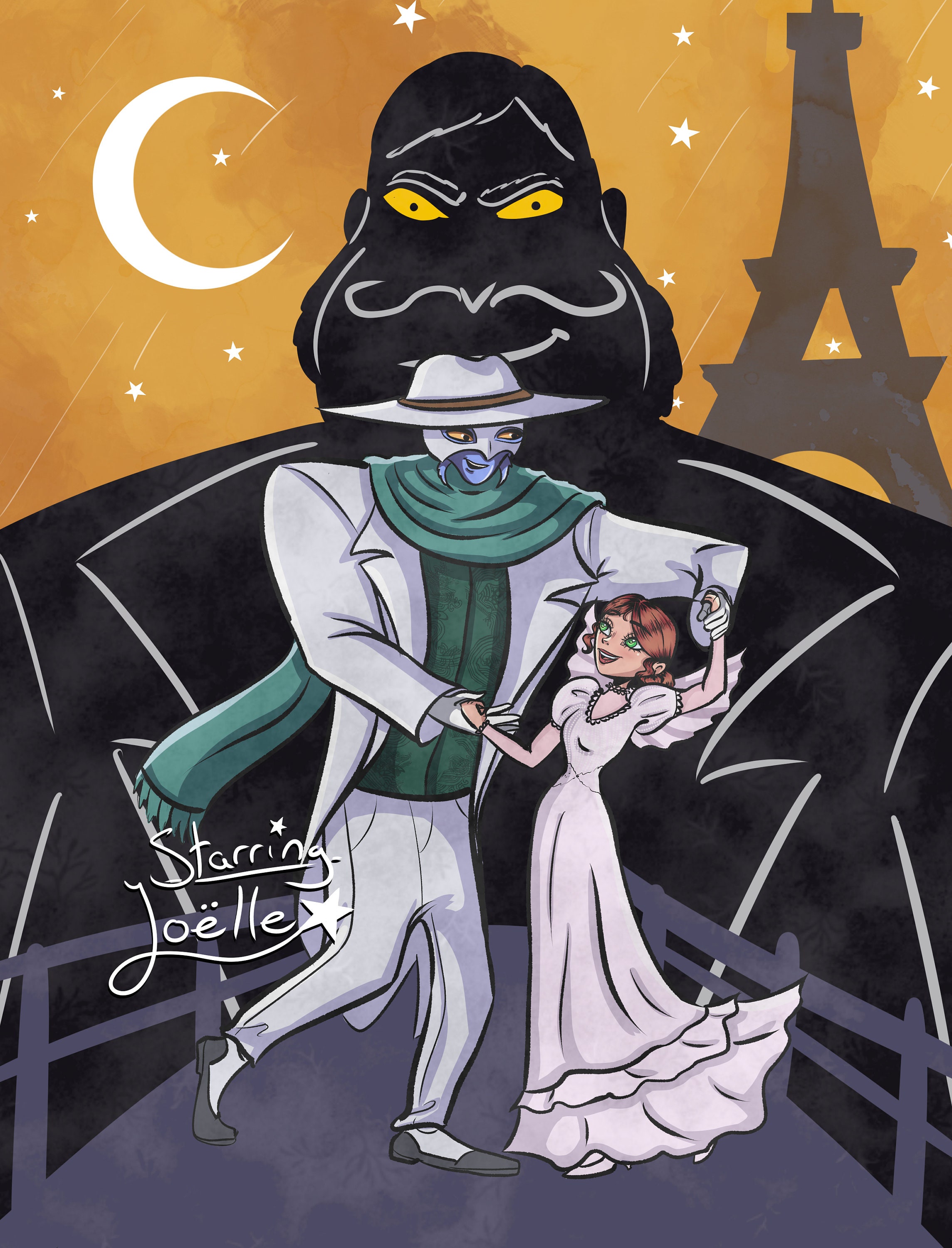 Lucille and Francoeur • A Monster in Paris • A4 Glossy Art Print - Etsy