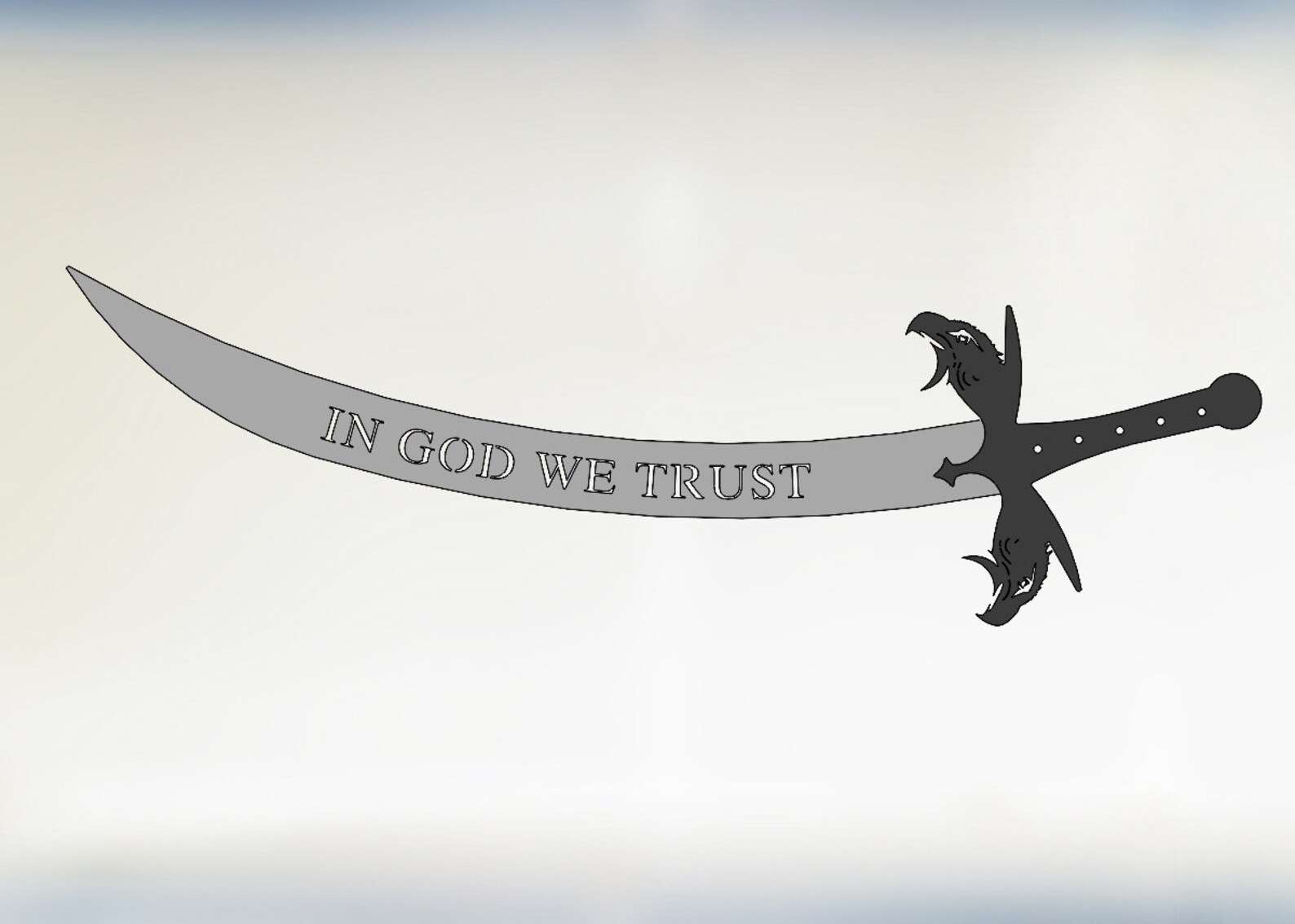 USA American Sword Dxf files for CNC laser plasma water jet | Etsy