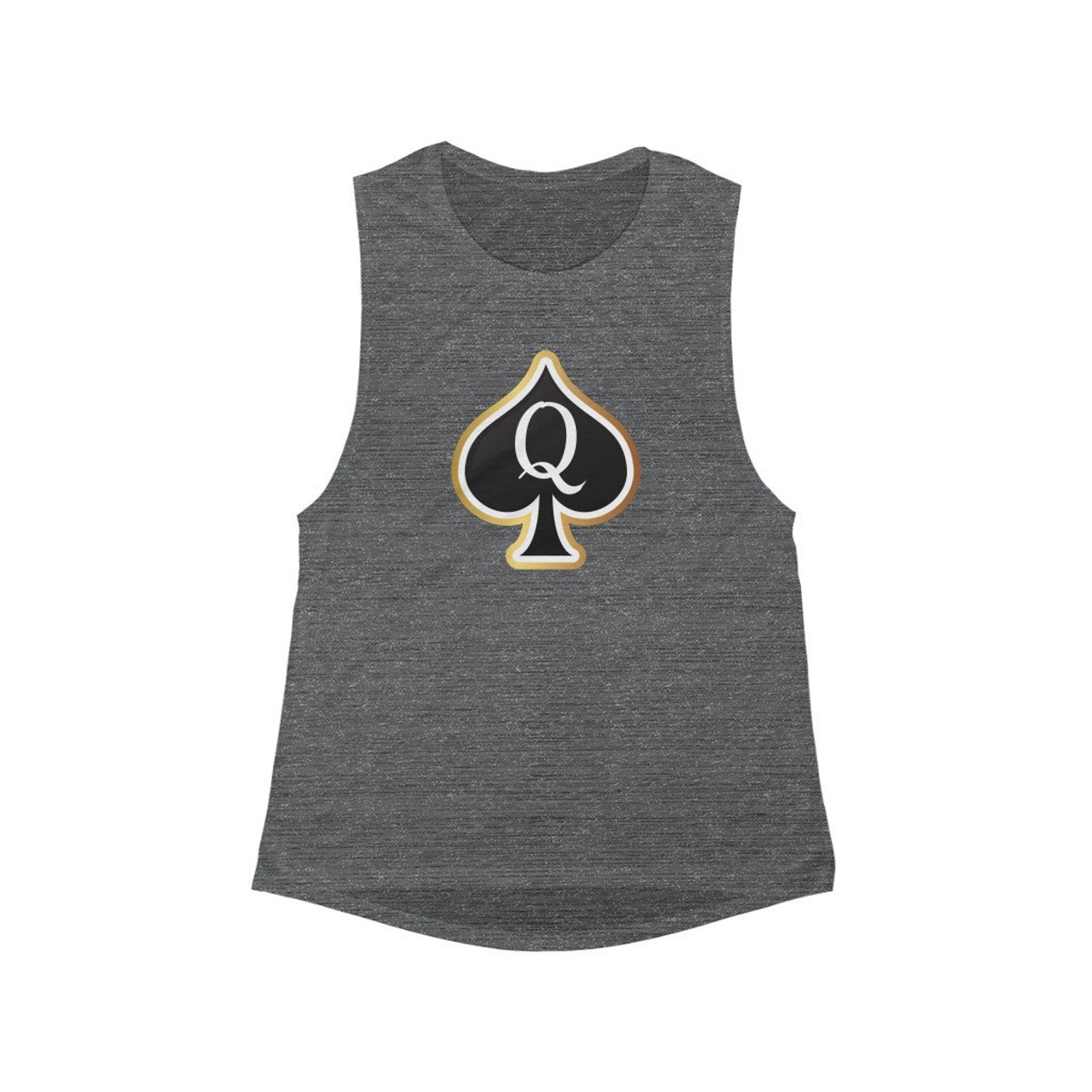 Queen of Spades Women's Flowy Scoop Muscle Tank - Etsy