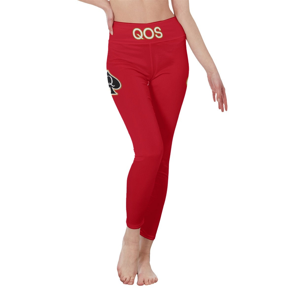 Queen of Spades Women's High Waist Leggings QOS Pants - Etsy Canada