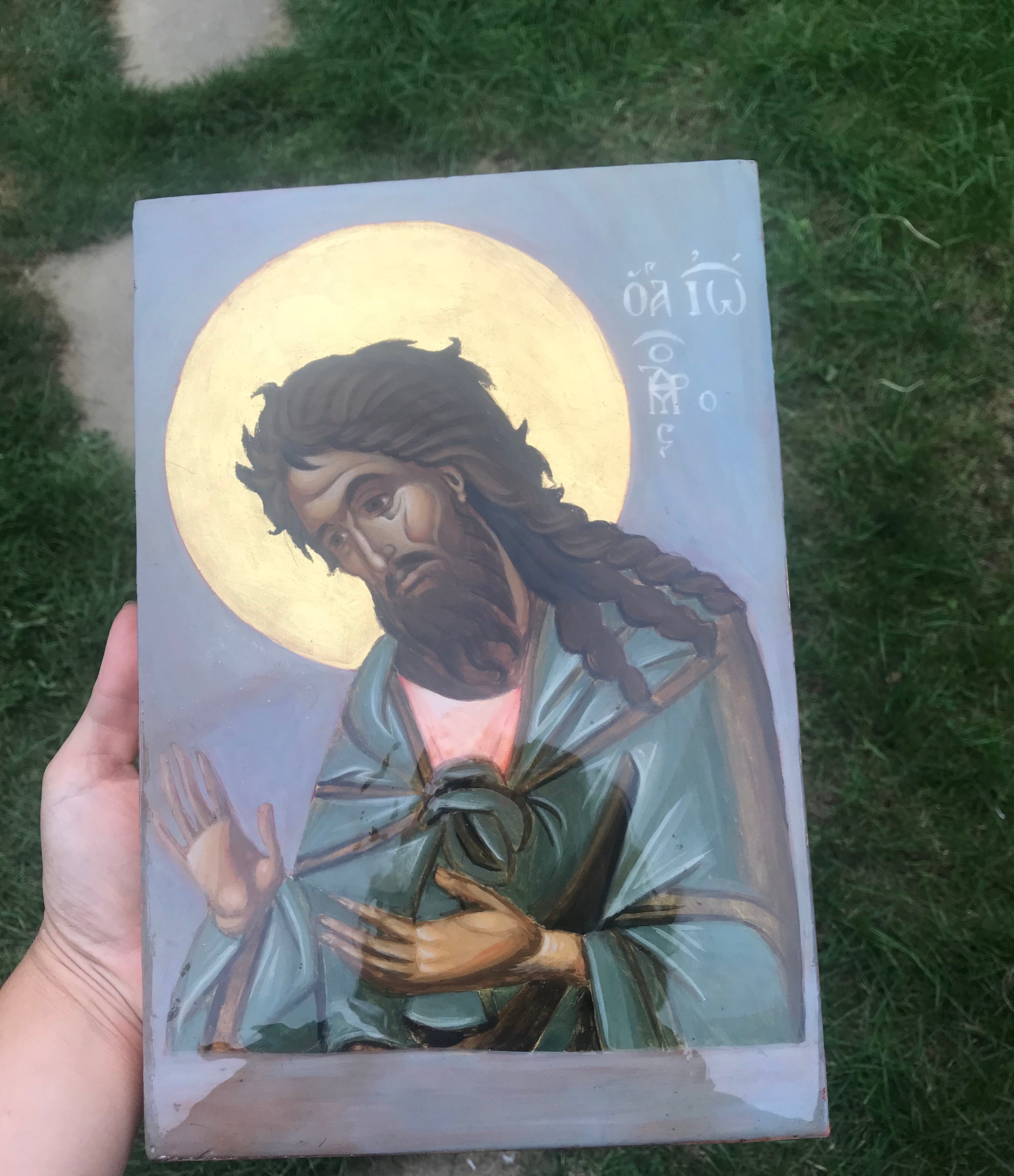 An Icon of Saint John the Baptist - Etsy