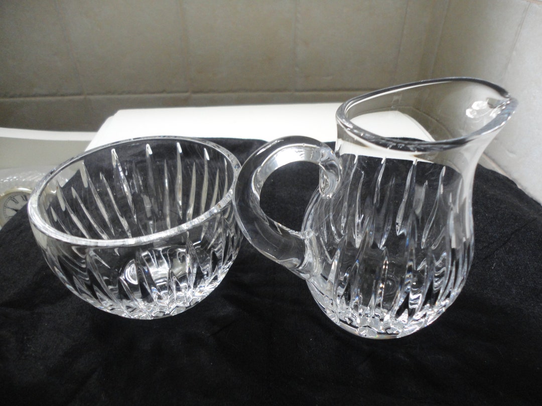 Miller Rogaska Crystal " Soho" Creamer and Sugar Bowl. - Etsy