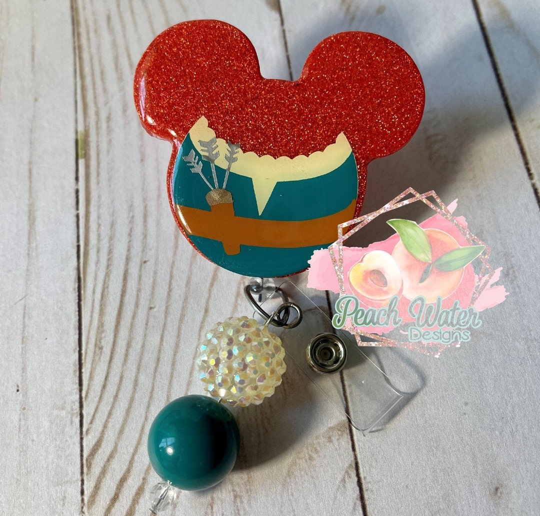 Merida Badge Reel Mouse Head Arrows Bow Lanyard Teachers Nurse - Etsy