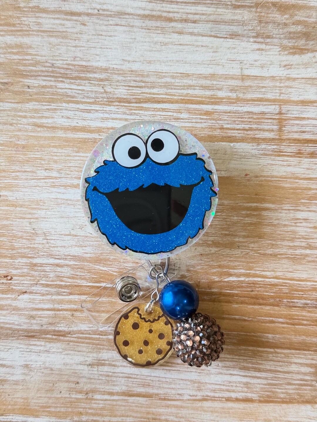 The COOKIE Eating Monster, Blue Monster Chocolate Chip Cookie Charm ...