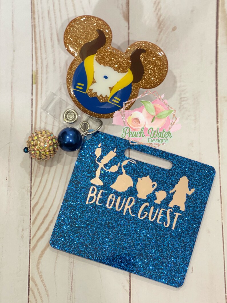Beauty and the Beast Badge Reel the Beast | Etsy