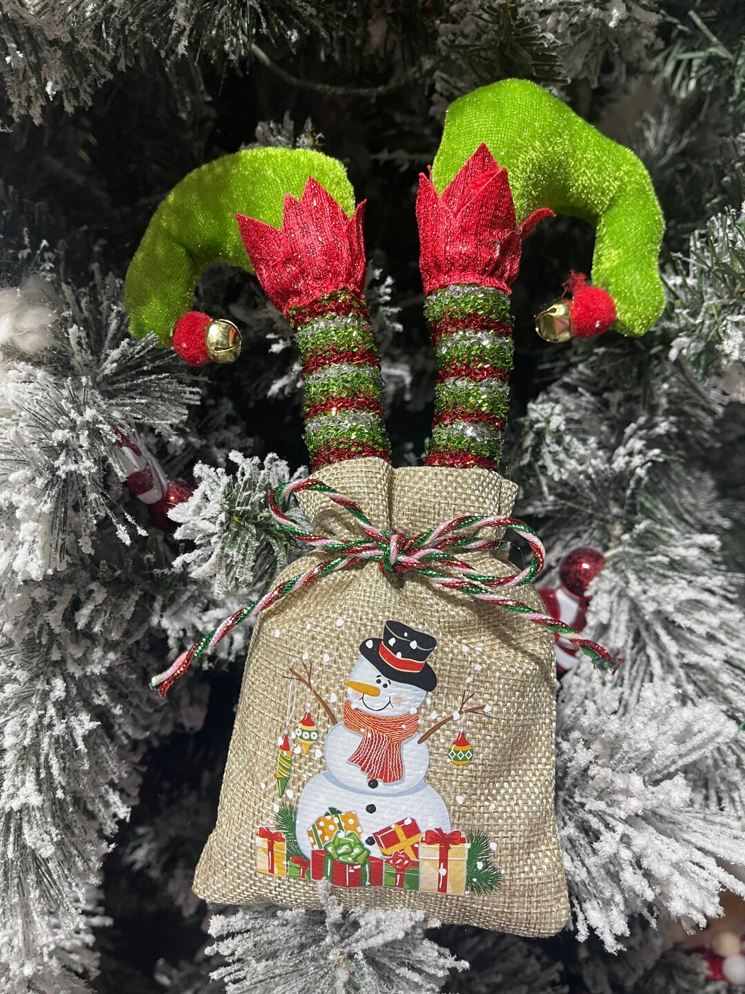 Elf Christmas Tree Ornament - Etsy