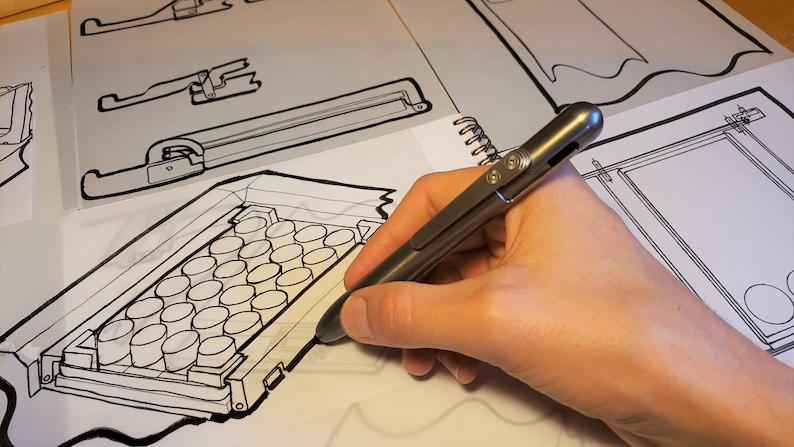 MARKSMITH® TITANIUM Bolt Action Permanent Marker With Custom Engraving ...