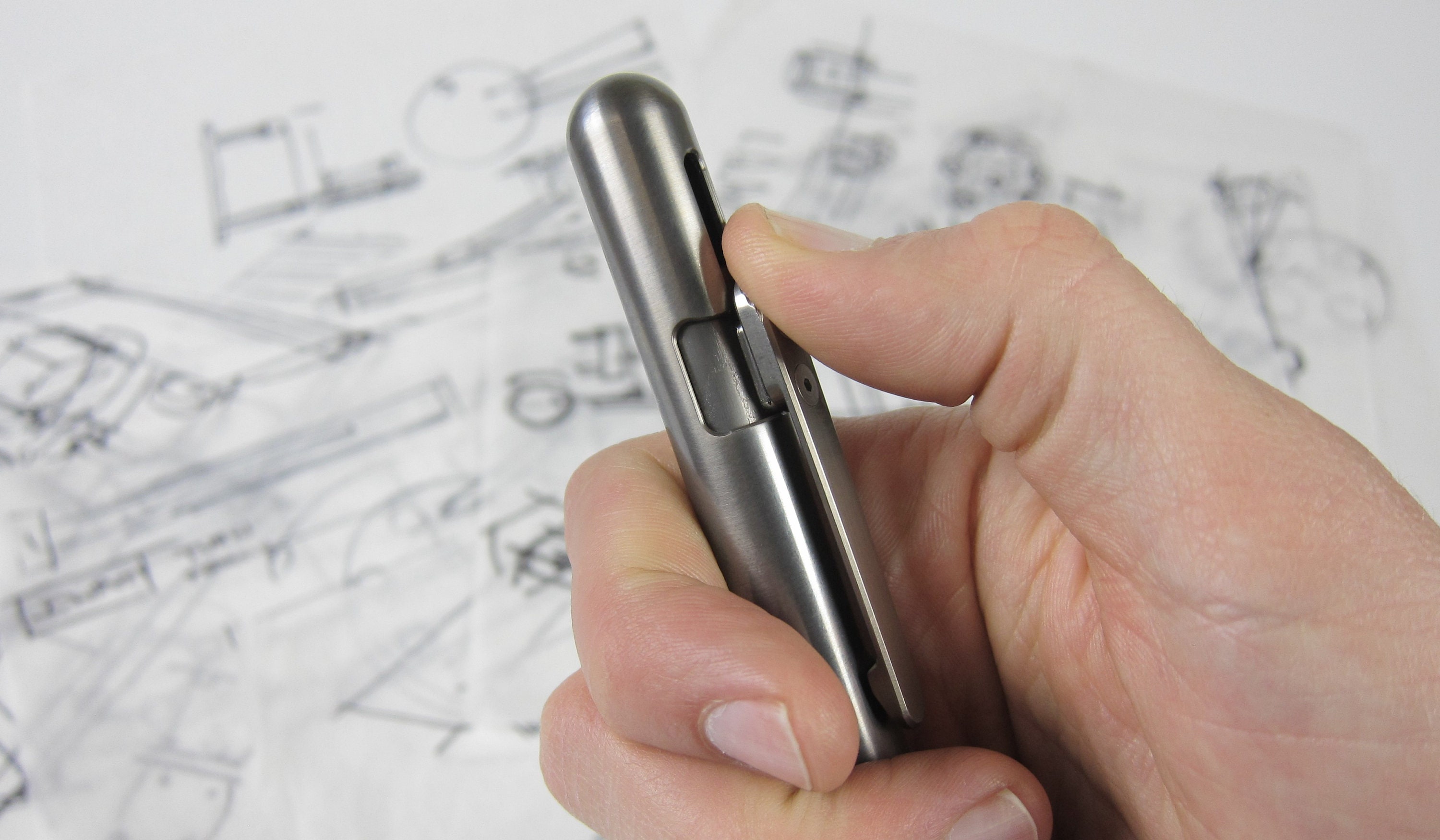 MARKSMITH TITANIUM Bolt Action Retractable Permanent Marker - Etsy