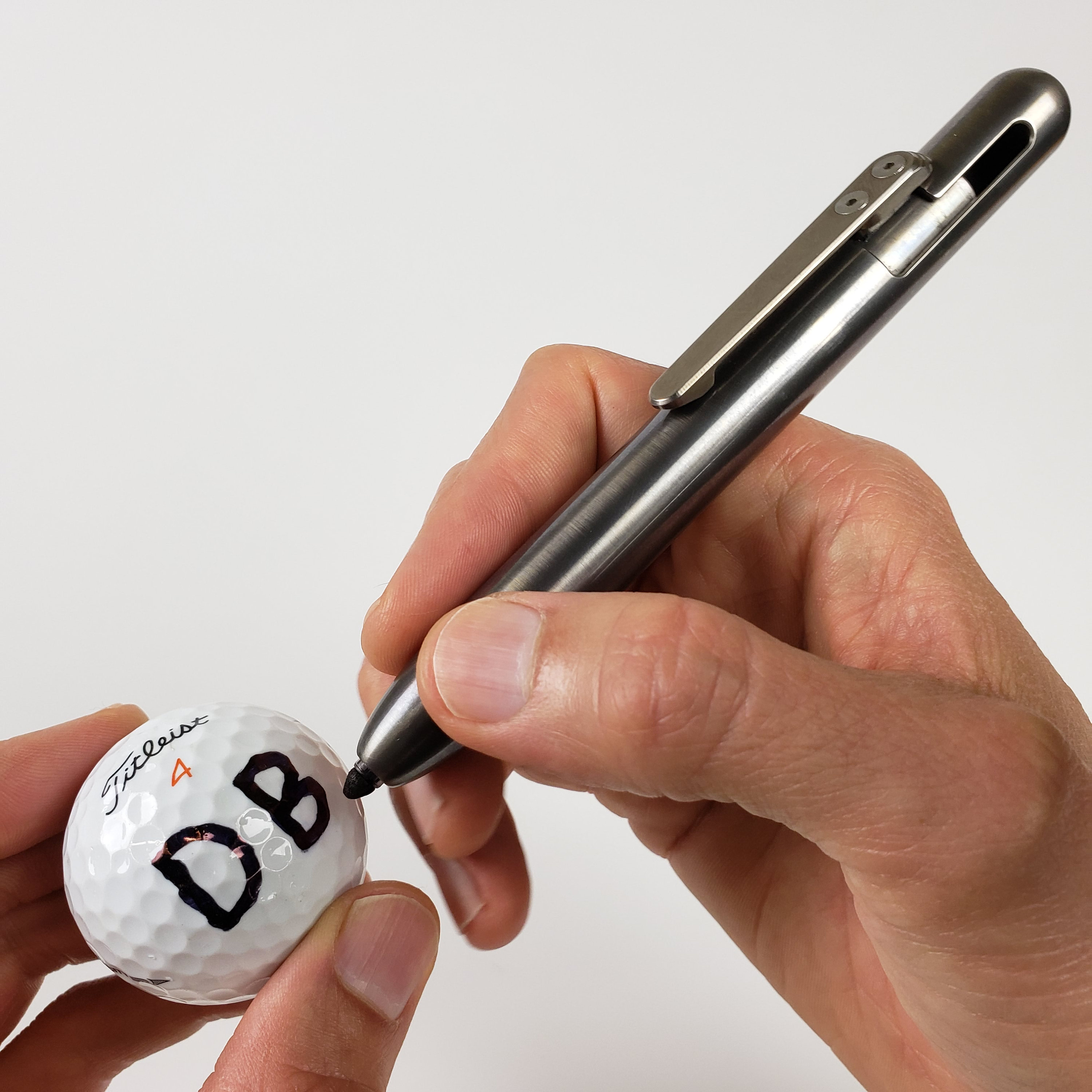 MARKSMITH® TITANIUM Bolt Action Permanent Marker With Custom Engraving ...