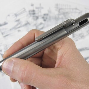 MARKSMITH® TITANIUM Bolt Action Permanent Marker With Custom Engraving ...